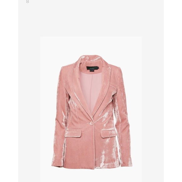 Jackets & Coats | Dusty Rose Suit In Velvet | Poshmark